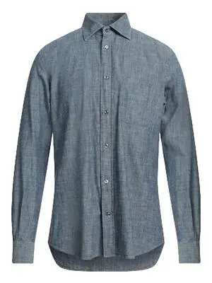 GLANSHIRT Denim Shirt Size Cotton - Blue