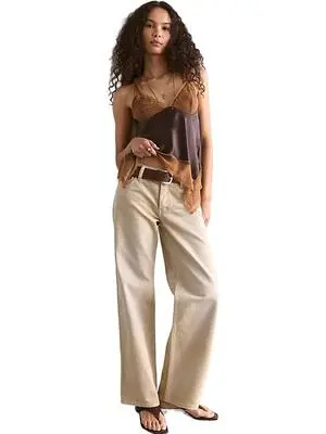 EB DENIM Low-rise Baggy Jeans - Sunset