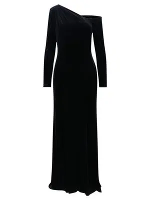 Ralph Lauren Asymmetrical Maxi Dress - Black