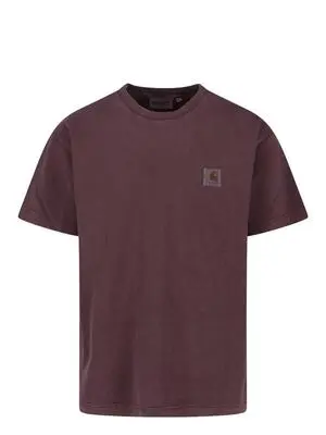 Carhartt Work In Progress 'vista' T-shirt Brown