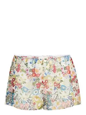 Khaite Tilly Short Cream Multi