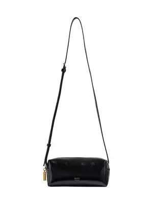 Khaite Mini Kye Python-embossed Crossbody Bag - Black