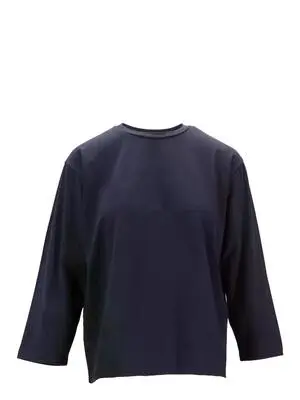 LA ROSE Long Sleeve T-Shirt Blue