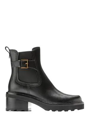 Cole Haan Shibley Waterproof Lug Buckle Booties - Black