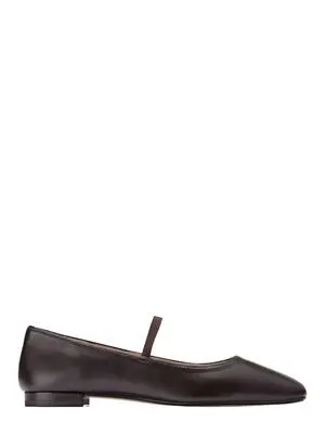 Cole Haan Bridget Mary Jane Ballet Flats Dark Chocolate