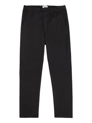 LES DEUX Como Slim Straight-leg Woven Trousers - Black
