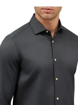 Boglioli Apos;s Cotton And Lyocell Slim-fit Sport Shirt - Gray