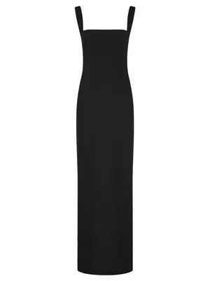 Solace London Joni Crepe Maxi Dress - Black