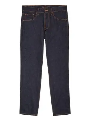 Nudie Jeans Slim Straight-leg Jeans - Indigo