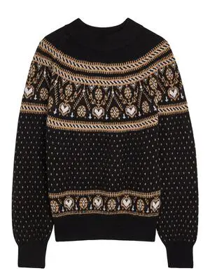 KHAITE Fair Isle Cashmere Jumper