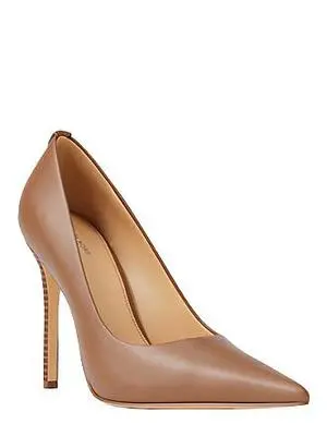 Michael Kors Elyse Leather Pumps - Brown