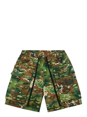 BILLIONAIRE BOYS CLUB Camouflage Cargo Shorts - Green