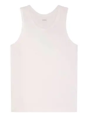 FURSAC Ribbed Cotton Vest - White
