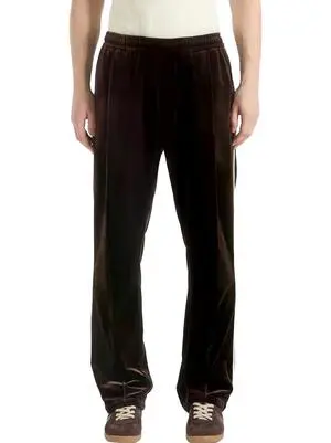 Manière De Voir Eiffel Velour Track Pants - Brown