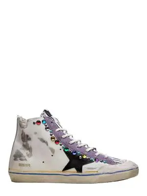 GOLDEN GOOSE Francy Penstar High-top Sneakers - White