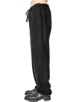 Andrea Ya'aqov Drawstring-waist Trousers - Black