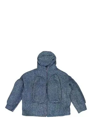 WHO DECIDES WAR BY EV BRAVADO Clandestine Hooded Jacket - Blue
