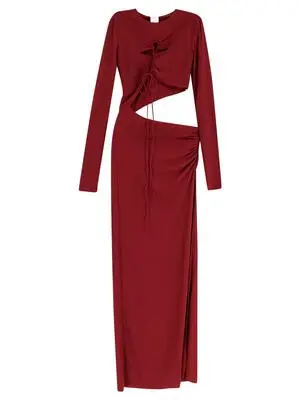 AMAZUIN Maggie Long Dress - Red