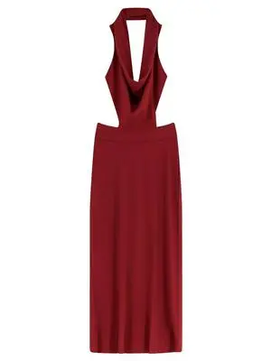 AMAZUIN Raquel Long Dress - Red