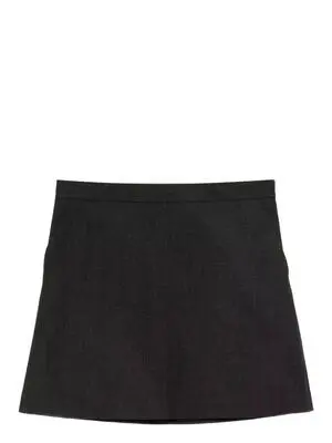 Antonelli Firenze A-Line Mini Skirt Grey
