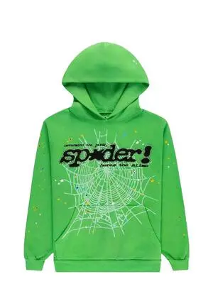 SP5DER Punk V2 Hoodie - Green