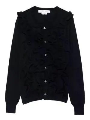 Comme Des Garçons Wool Cardigan - Blue