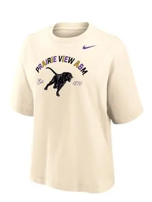 Nike College Boxy Cotton T-shirt - Brown