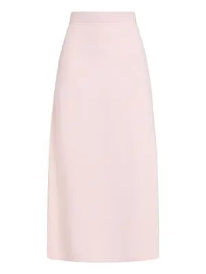 Zimmermann Knitted Midi Skirt - Pastel Pink