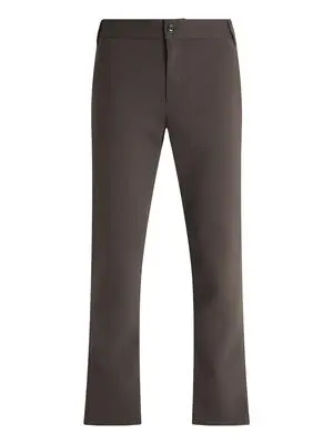 Paige Stafford Slim-fit Herringbone Jacquard Trousers - Chocolate