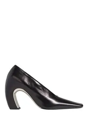 JIL SANDER Leather Pumps - Black