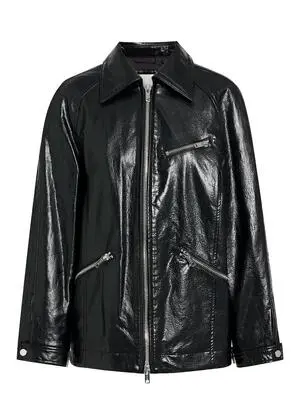 3.1 Phillip Lim Textured Zip Jacket - Black