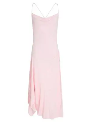 3.1 Phillip Lim Draped Jersey Midi Dress - Pastel Pink