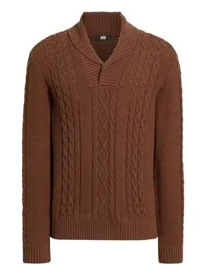 PAIGE Cobb Cable-Knit Cotton Sweater