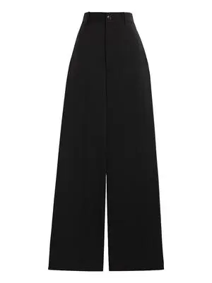 NILI LOTAN Johan Wool-Blend Twill Wide-Leg Pants