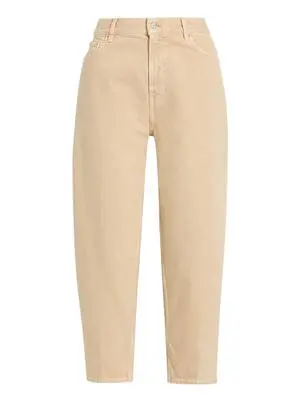 TOTEME High-rise Tapered Jeans - Beige