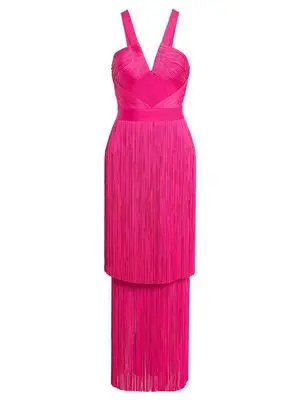 HERVE LEGER Margaret Fringed Bandage Gown