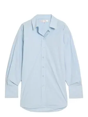 FRAME Cotton-poplin Shirt - Light Blue