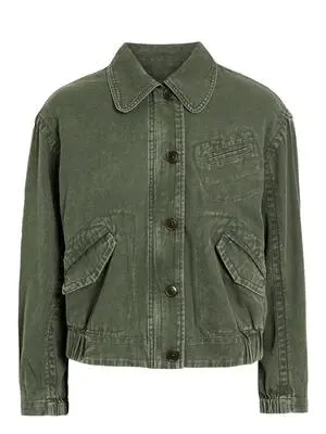 ALEX MILL Cotton-twill Jacket - Army Green