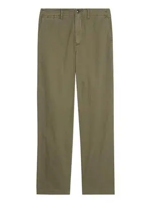 ALEX MILL Miller Cottontwill Chinos Army Green