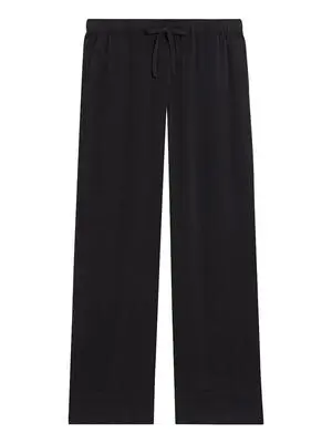 ALEX MILL Riley Lyocell Wide-leg Pants - Black