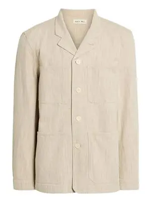 ALEX MILL Arthur Cotton, Linen And Lyocell-blend Twill Jacket - Beige