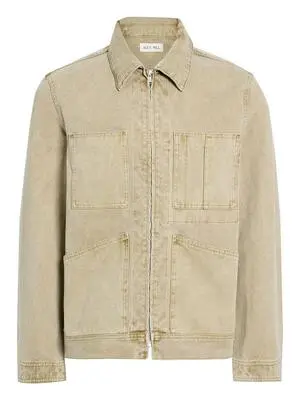 ALEX MILL Cotton-canvas Jacket - Sage Green
