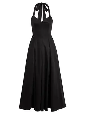 Alice + Olivia Isabelle Crepe Maxi Dress - Black