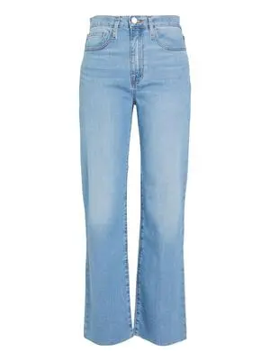 FRAME Le Jane Ankle Straight-leg Jeans - Light Denim