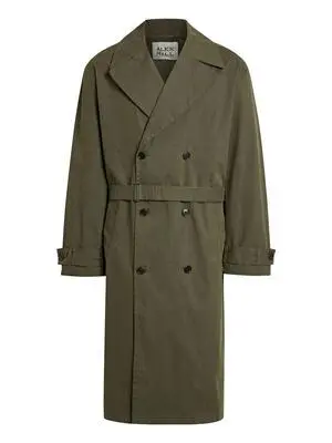 ALEX MILL Cotton-blend Trench Coat - Army Green