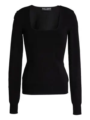 DOLCE & GABBANA Stretch-Knit Top