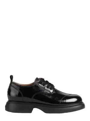 GANNI Glossed Brogues - Black