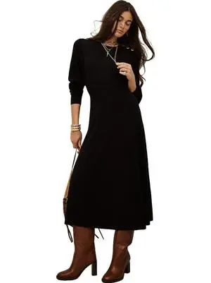 BA&SH Jinna Knit Midi Dress