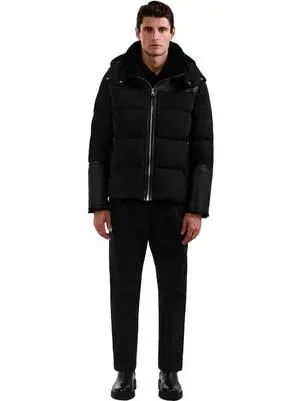 Rudsak Shearling And Down Puffer - Black