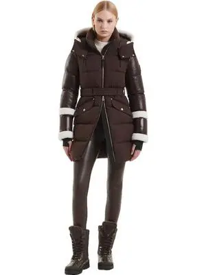 Rudsak Audrey Puffer Jacket - Brown